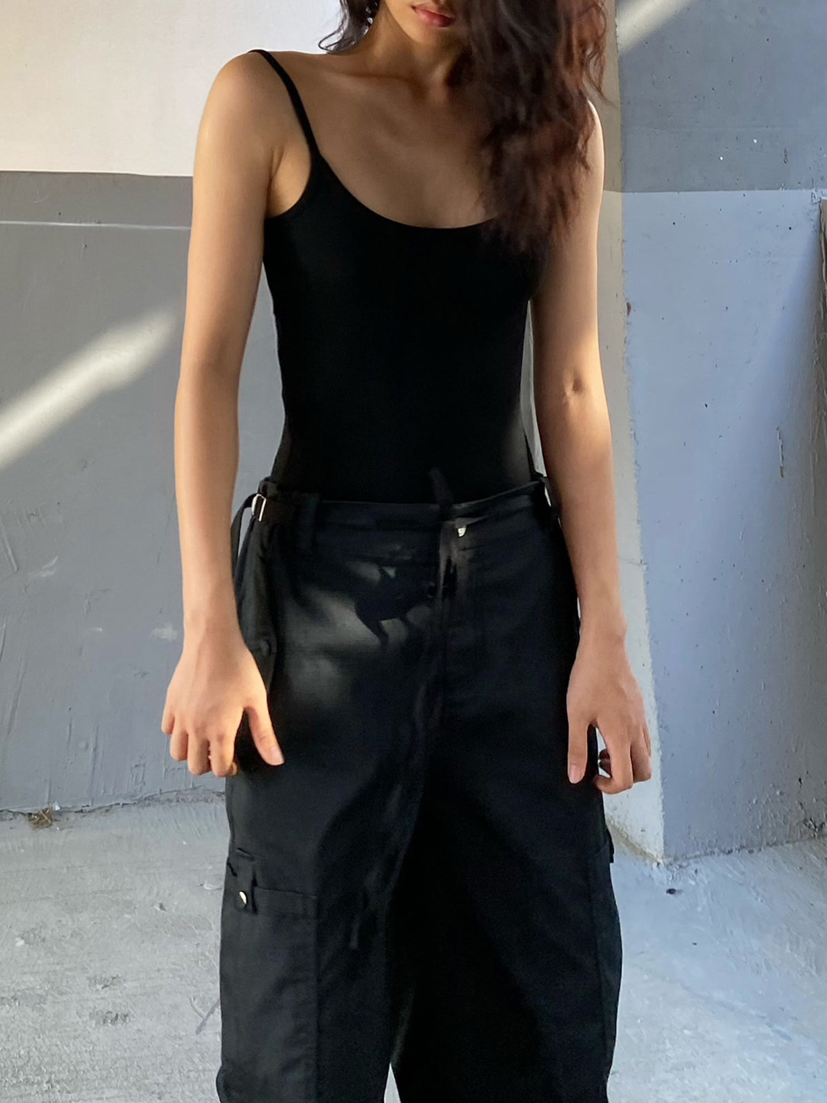 Solid Open Back Cutout Clip Bodysuit – OBZUU